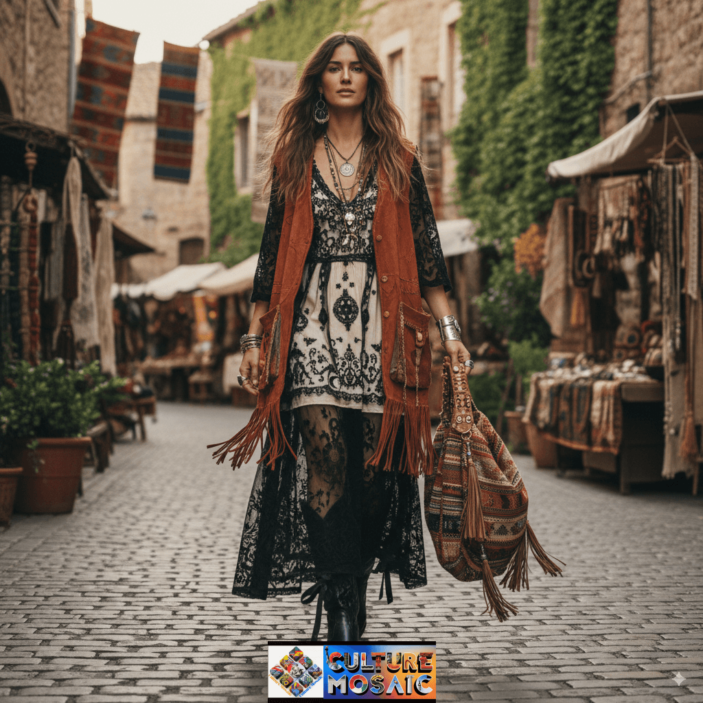 Bohemian Fashion Trends 2025: Flowy Layers & Global Boho Chic