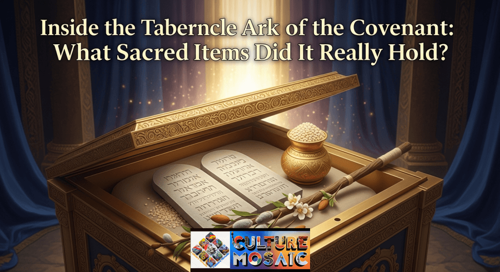 Inside Tabernacle Ark of the Covenant: Sacred Contents